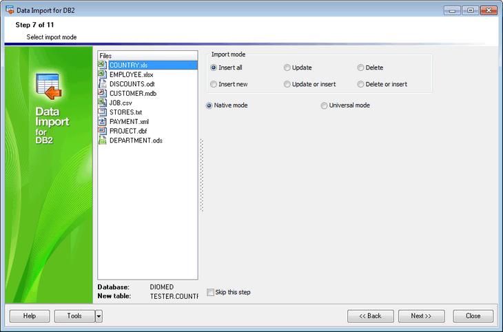 Data Import For Db2 Sqlmanager