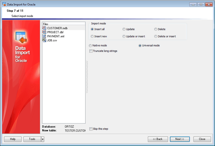 Data Import For Oracle Sqlmanager